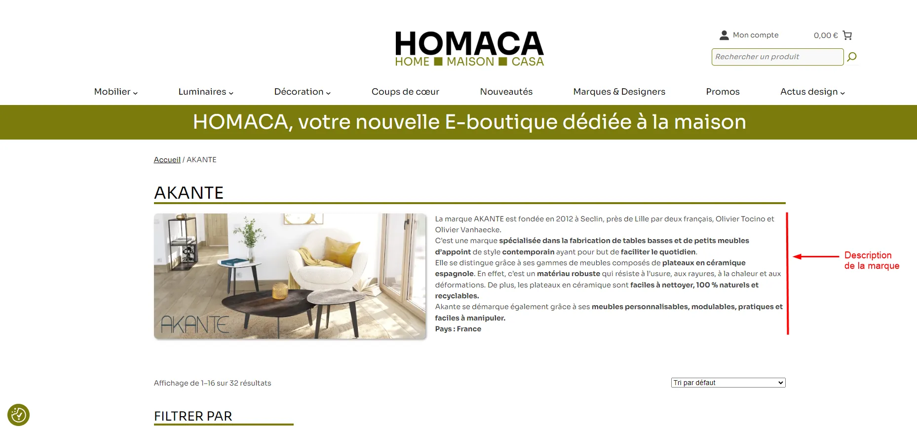 FAQ HOMACA